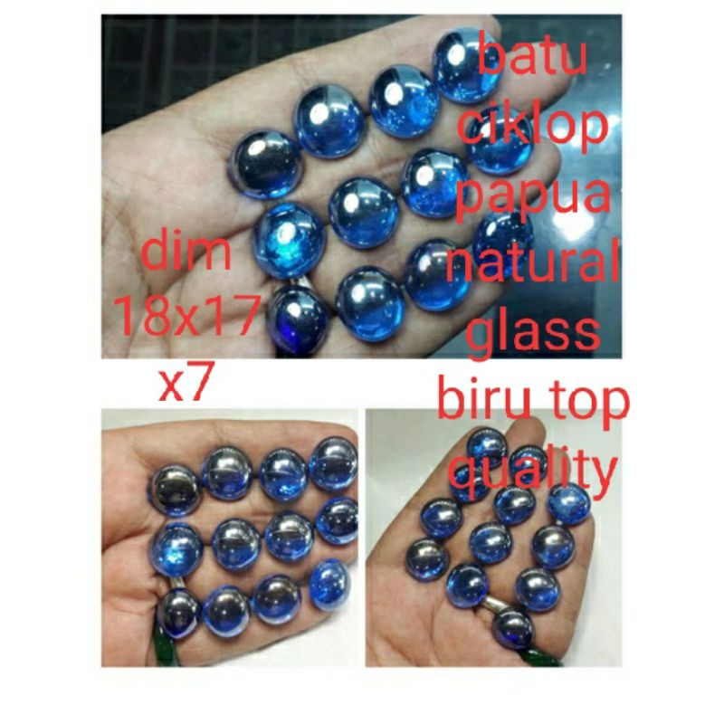 Jual batu blue ciklop Papua natural obsidian | Shopee Indonesia