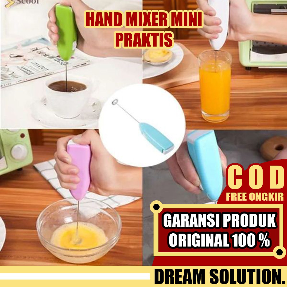Jual Hand Mixer Mini Pengaduk Kopi Pengocok Telur Elektrik | Shopee ...