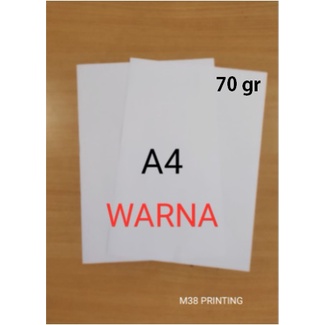 Jual JASA CETAK / PRINT WARNA MURAH A4 70gr | JAKARTA BARAT | Shopee ...