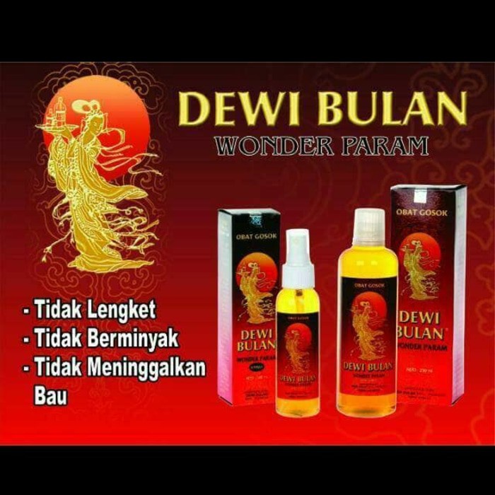 Jual PAKET Obat Gosok Dewi Bulan / Wonder Param --100 ml & 250 ml/ dewi ...