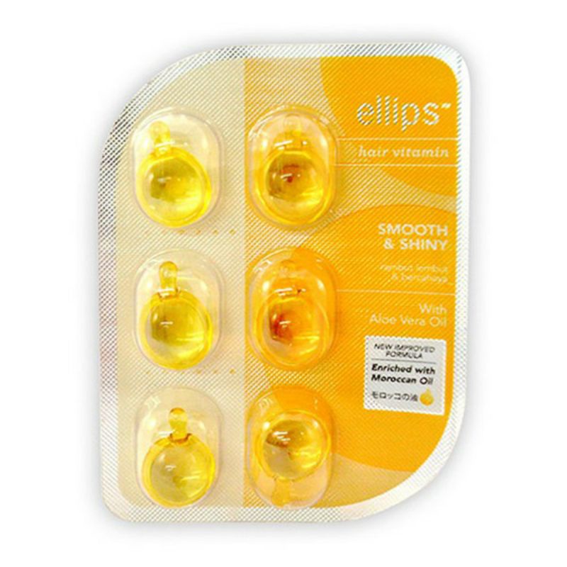 Jual elips hair vitamin rambut warna Kuning smooth shiny Ungu nutri ...