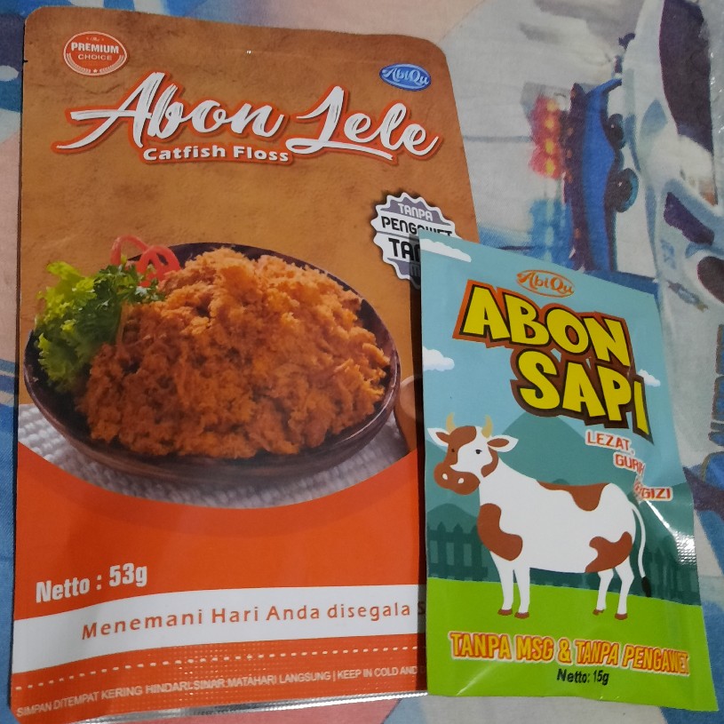 Abon Ikan Lele Abiqu Abon Bayi Kemasan Pouch 53 gram Non MSG Abon ...