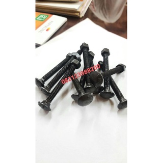 Jual baut CB hitam 5/16 x 3 inch panjang 7.5cm baut mur baut pagar baut ...