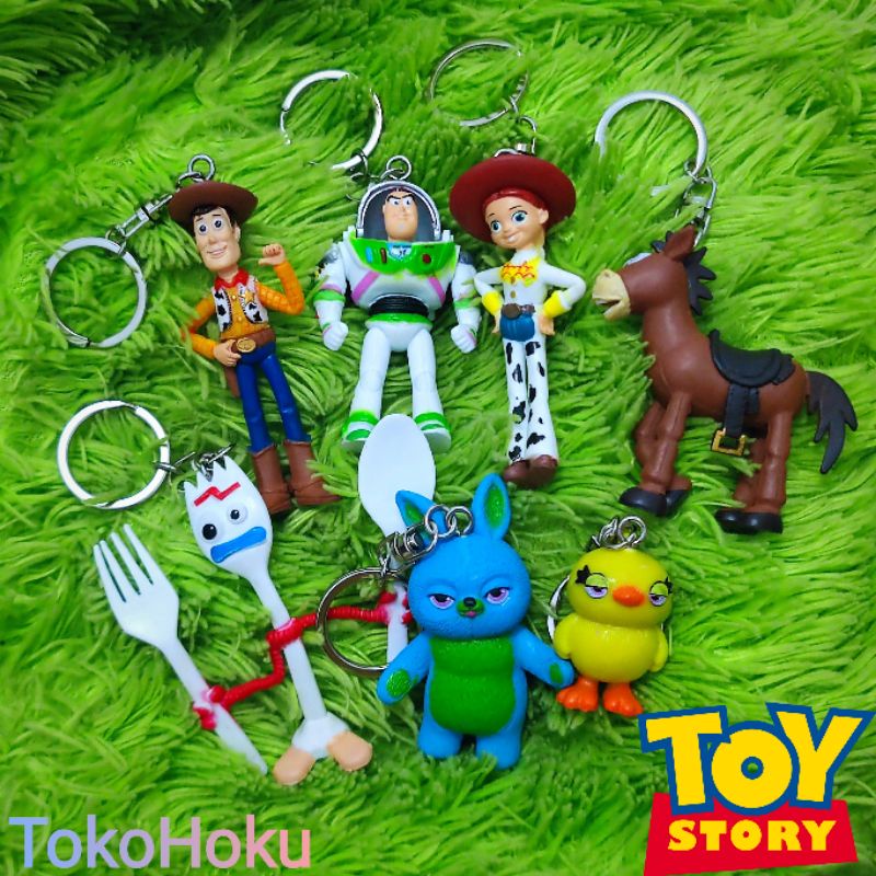 Jual Gantungan Kunci Toy Story Action Figure Woody Buzz Mainan Keychain 2300