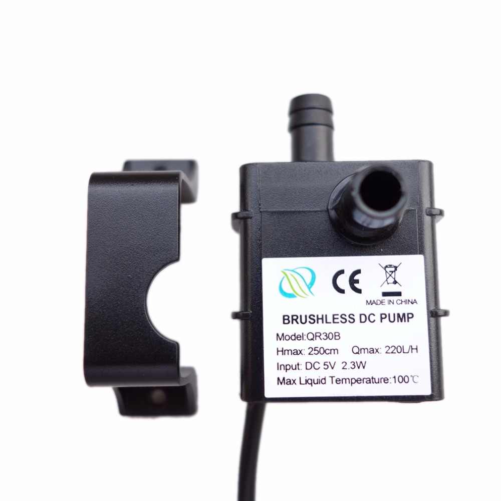 Jual Pompa Air Mini USB Brushless Water Oil Pump Submersible 5V - Black ...