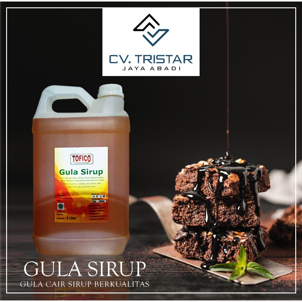 Jual TERLARIS - Sirup Gula Serba Guna Konsentrat 5 Liter - Tofico Gula ...