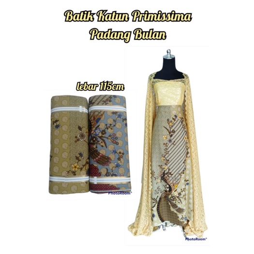 Jual Bahan Kain Batik Katun Primissima Padang Bulan batik cotton halus ...