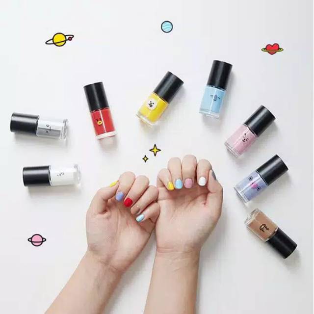 Jual OFFICIAL KUTEX BT21 BTS FREE NAIL STICKER | Shopee Indonesia