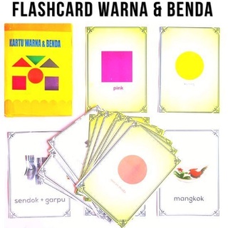 Jual Flashcard Warna & Benda Indonesia|Shopee Indonesia