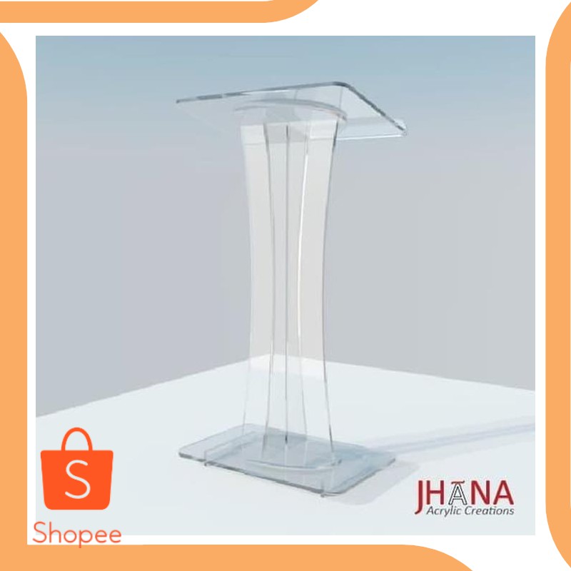 Jual Dijual perkakas Podium acrylic meja pidato akrilik type PD20 20DEZ ...