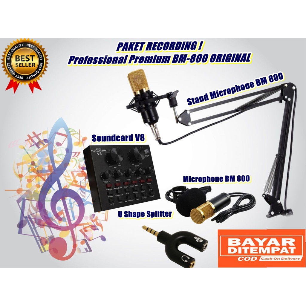 Jual Paket Lengkap Streaming Game BM 800 SET SUPER LENGKAP | Shopee ...