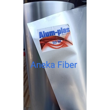 Jual Alum-plas plat plastik lapis aluminium Tinggi 55, harga per meter ...