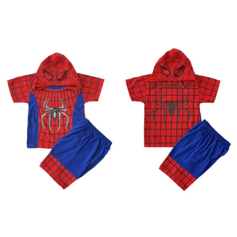 Jual setelan anak spiderman baju celana topeng kain anak laki lengan ... Jual setelan anak spiderman baju celana topeng kain anak laki lengan ...