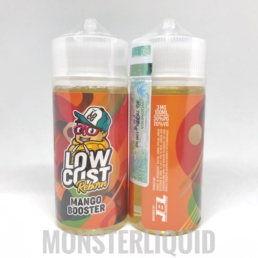 Jual LOW COST MANGO BOOSTER BY JBL 3MG 100ML | Shopee Indonesia