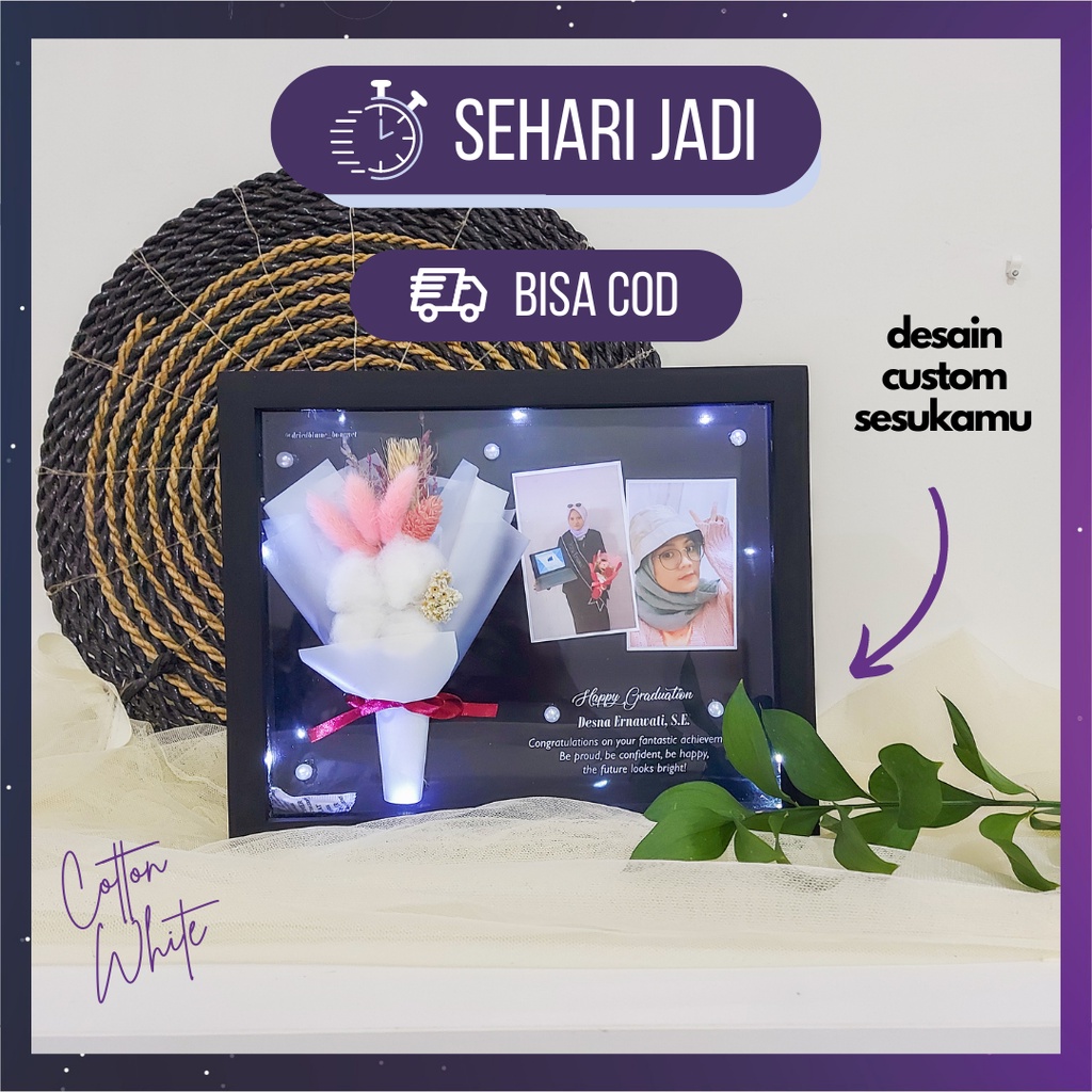 Jual Gift Box Hampers Kado Wisuda Hadiah Foto Custom Romantic Wedding ...