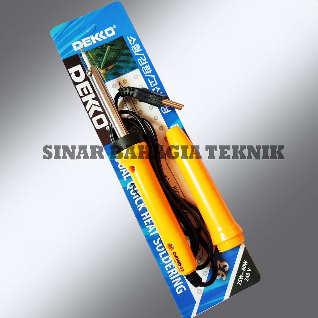 Jual DEKKO KOREA SOLDER 93 25W-80W - DEKO ALAT SOLDER ORIGINAL 93 25 W ...