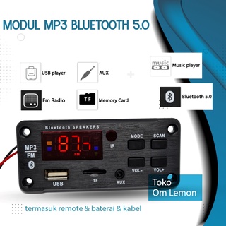 Jual modul mp3 bluetooth 12V 0225BT | Shopee Indonesia