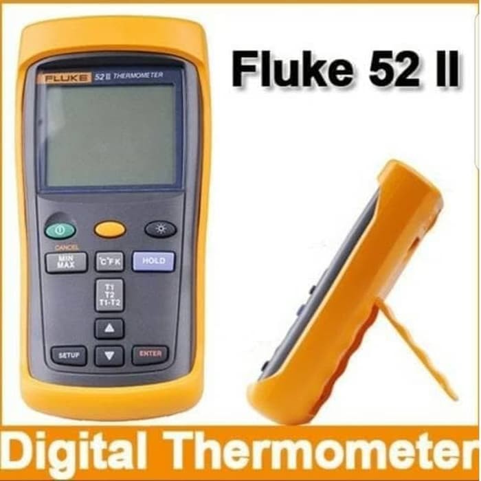 Jual Fluke 52 II dual input thermometer suhu digital 52II asli original ...