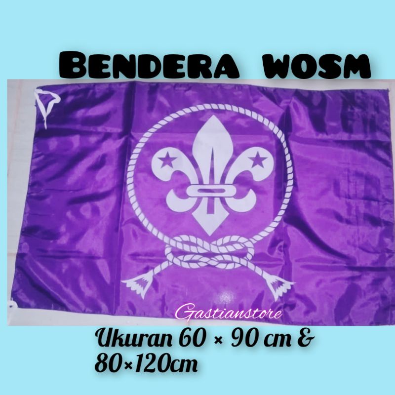 Jual Bendera wosm Pramuka bendera pandu | Shopee Indonesia