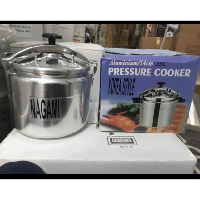 Jual Panci presto Besar panci pressure nagami 25Liter Indonesia|Shopee Indonesia