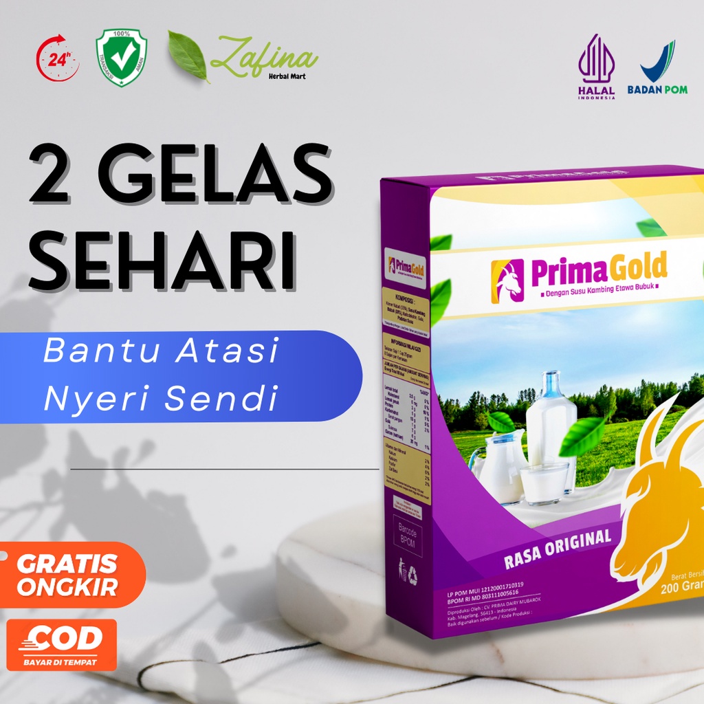 Jual PRIMA GOLD | Susu Kambing Etawa Primagold Atasi Masalah Nyeri ...