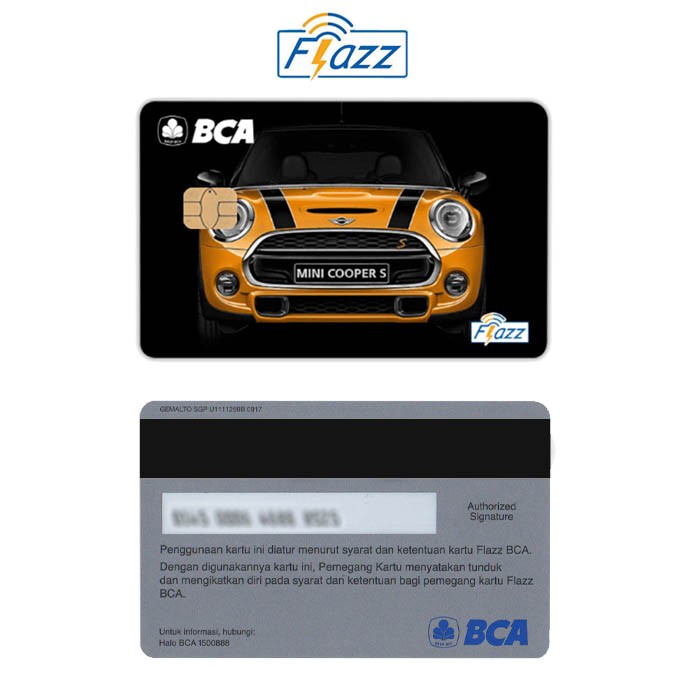 Jual Mobil Mini Cooper Kartu E-Money Flazz BCA Gen 2 NFC Custom Card ...