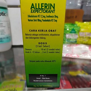 Jual Allerin expectorant sirup 60 ml Indonesia|Shopee Indonesia