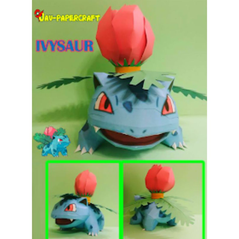 Jual Pokemon Ivysaur v2 Papercraft | Shopee Indonesia