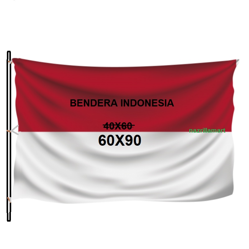 Jual Bendera / bendera indonesia / bendera satin / bendera katun ...