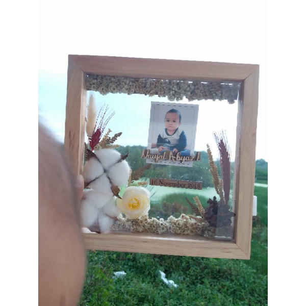 Jual Dried flower frame 3D (Bingkai bunga kering) size 20x20 | Shopee ...