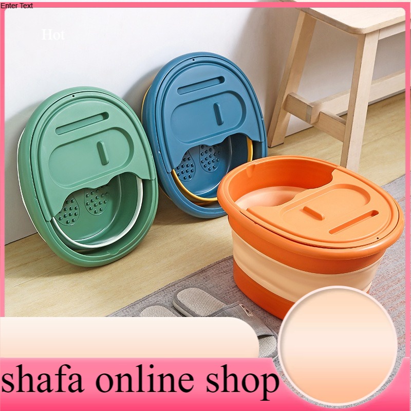 Jual Baskom Lipat Air Rendam Kaki Pedicure Manicure SPA Foldable Pijat ...