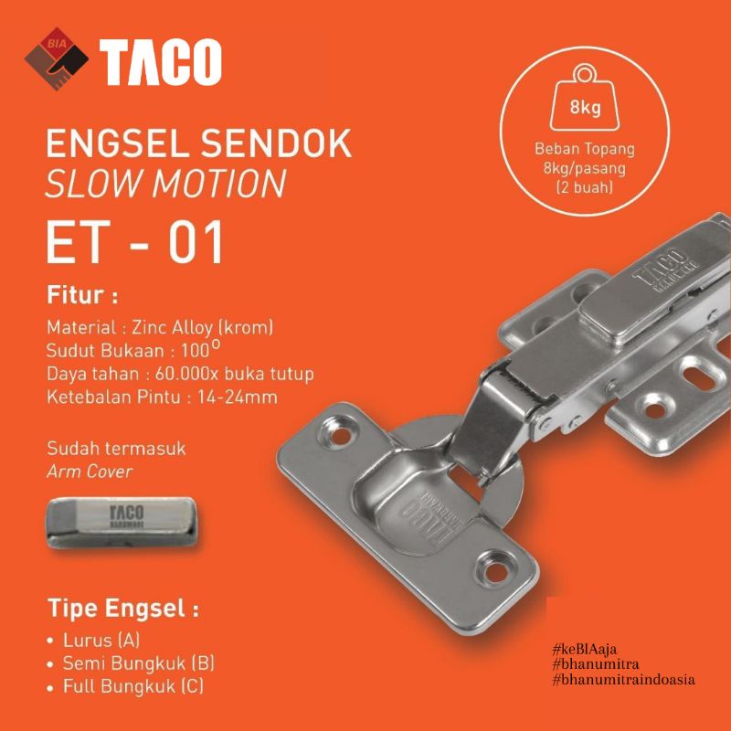 Jual ENGSEL SENDOK LURUS - SLOW MOTION Zinc Alloy (Krom) | Shopee Indonesia