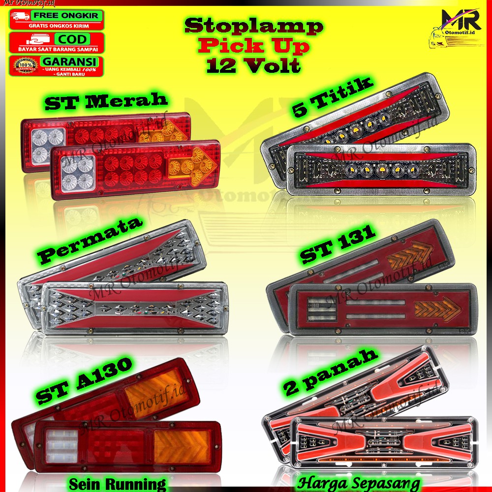 Jual Lampu Belakang Stoplamp Stop Lamp Rem LED Mobil Truk Pickup L300 ...