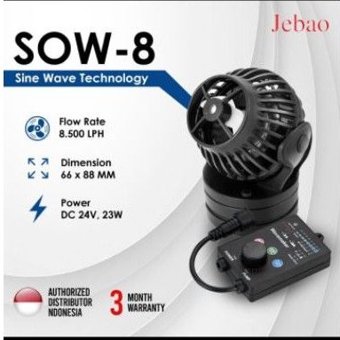 Jual Jebao SOW 8 (wavemaker sine wave 8500 lph) | Shopee Indonesia