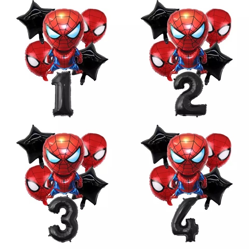 Jual PAKET SPIDERMAN BINTANG ANGKA 80cm | Shopee Indonesia