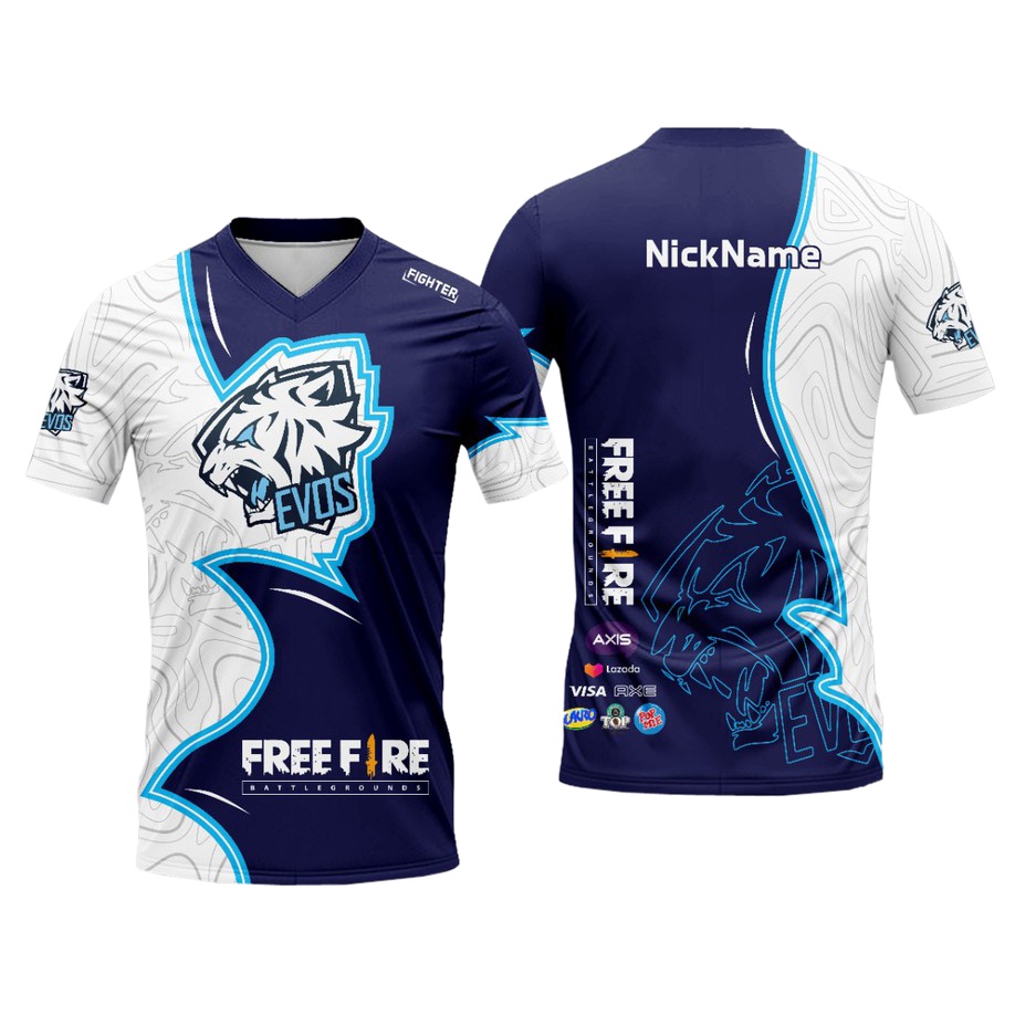 Jual JERSEY EVOS FREE FIRE GAME TERBARU | Shopee Indonesia