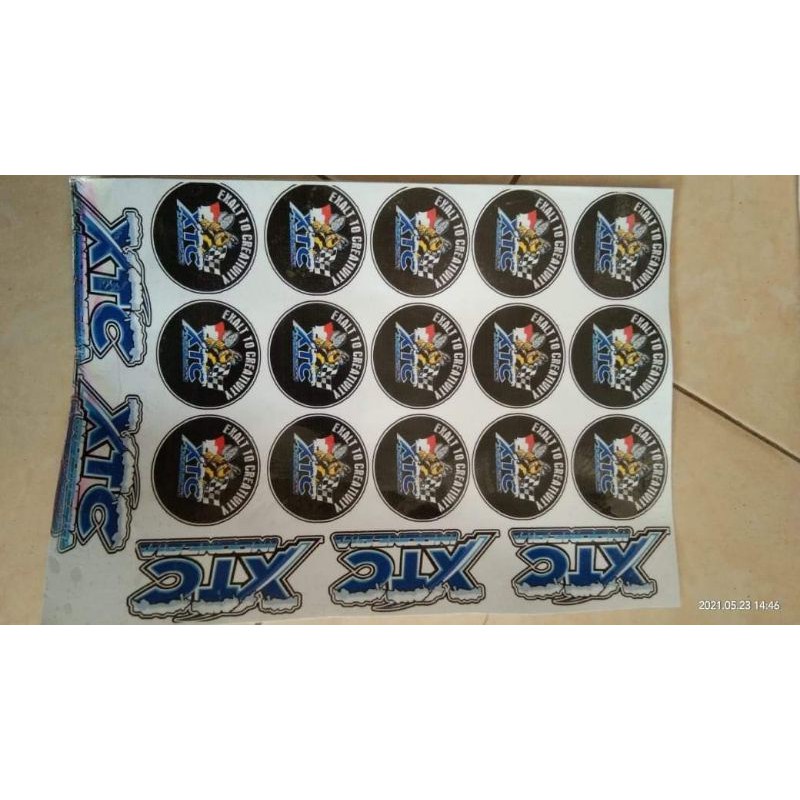 Jual stiker XTC LEBAH Sticker moonraker THAILAND THAILOOK MOTHAI ...