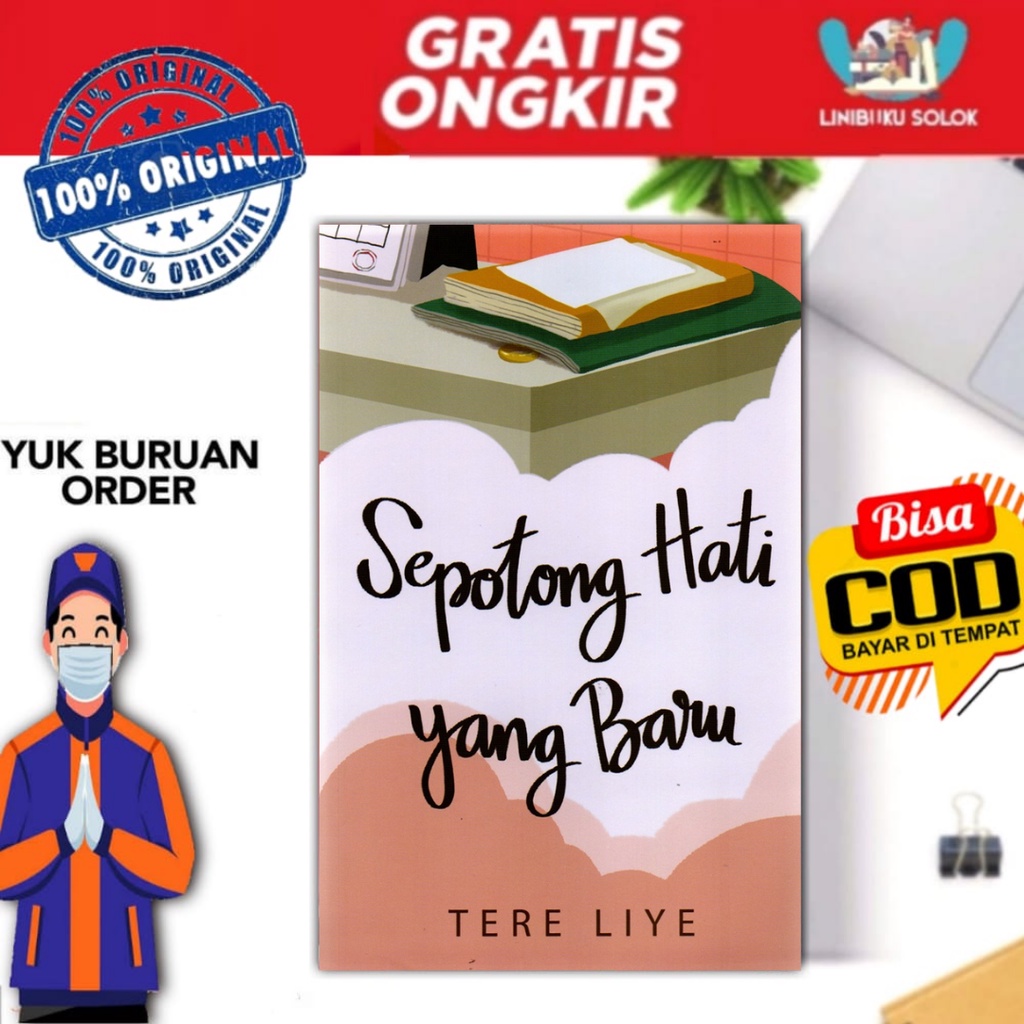 Jual Buku Novel Sepotong Hati Yang Baru Karya Tere Liye | Shopee Indonesia