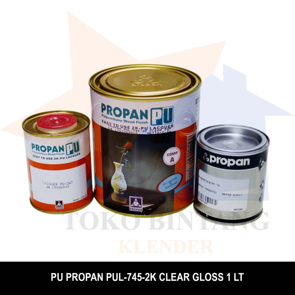 Jual PU Propan Pul-745-2K - Clear Gloss / Semi Gloss / Clear Dof 1 LT ...