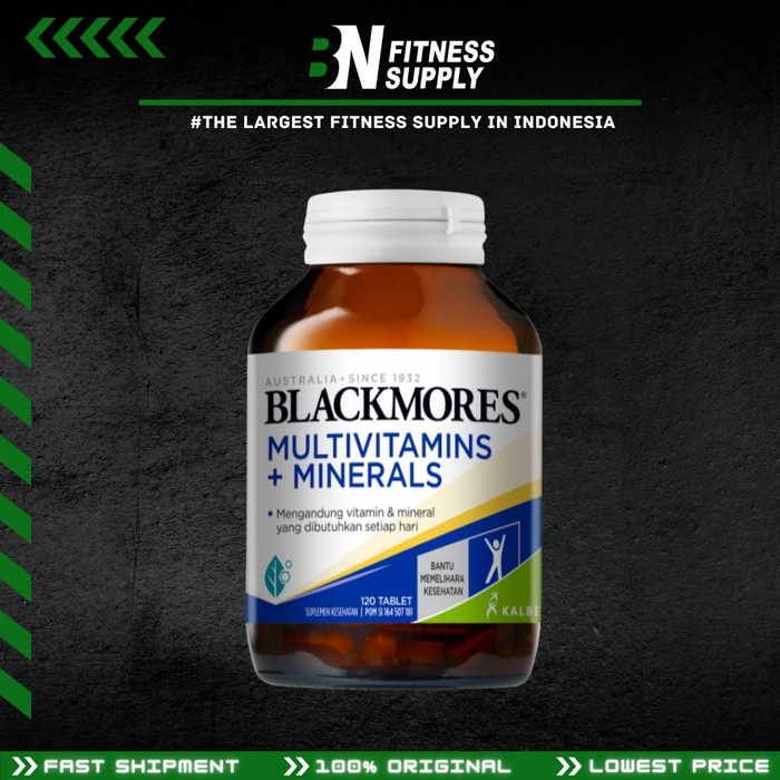 Jual Blackmores Multivitamins + Minerals 120 Tablet | Shopee Indonesia