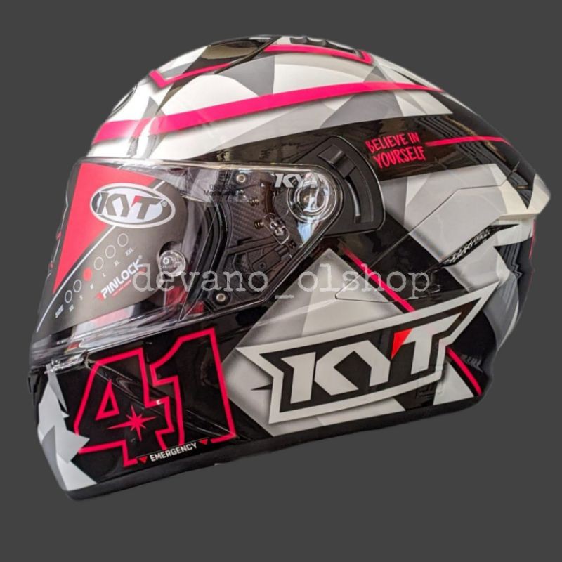 Jual Helm original kyt NFR motif SE axel basani brock parker xavier ...