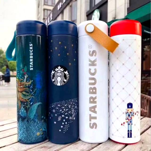 Jual Botol Minum Tumbler Starbucks Strap Stainless Original ...