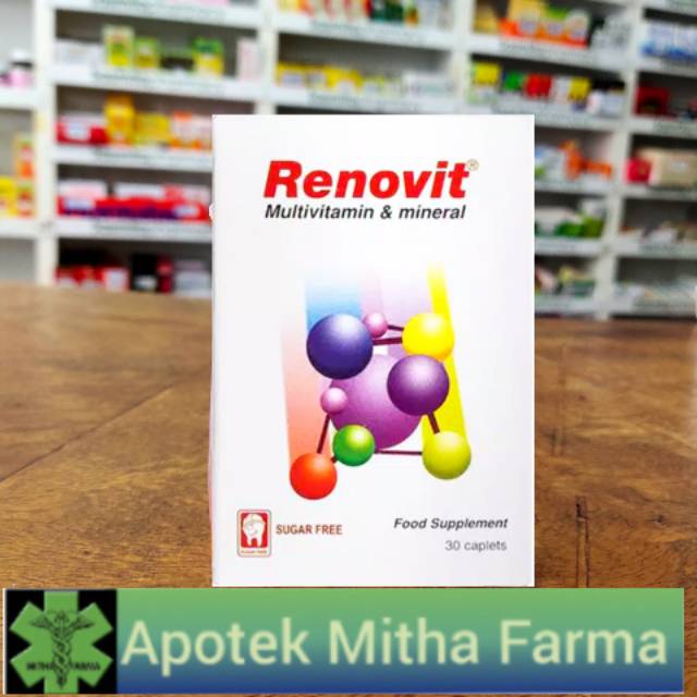 Jual RENOVIT MULTIVITAMIN DAN MINERAL 30TABLET | Shopee Indonesia
