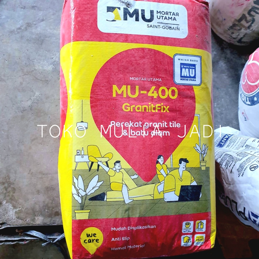 Jual Mortar Utama MU 400 GranitFix 25 kg / semen pasang perekat granit ...