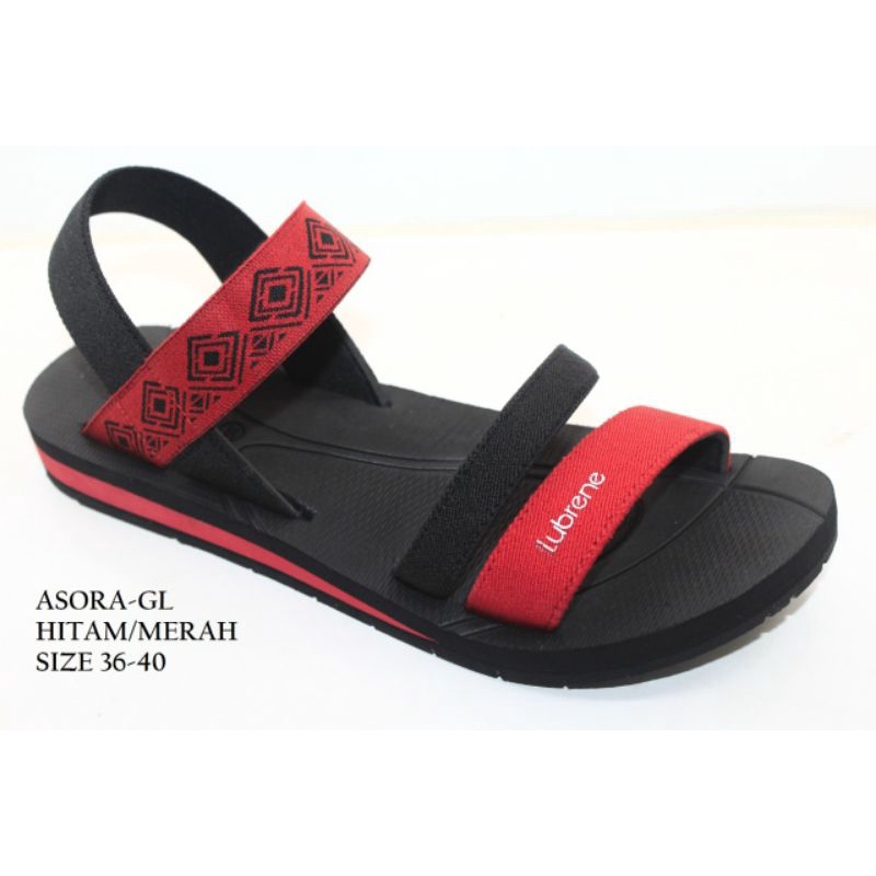 Jual LUBRENE,Sandal bertali wanita original Lubrene ukuran 36-40 ...