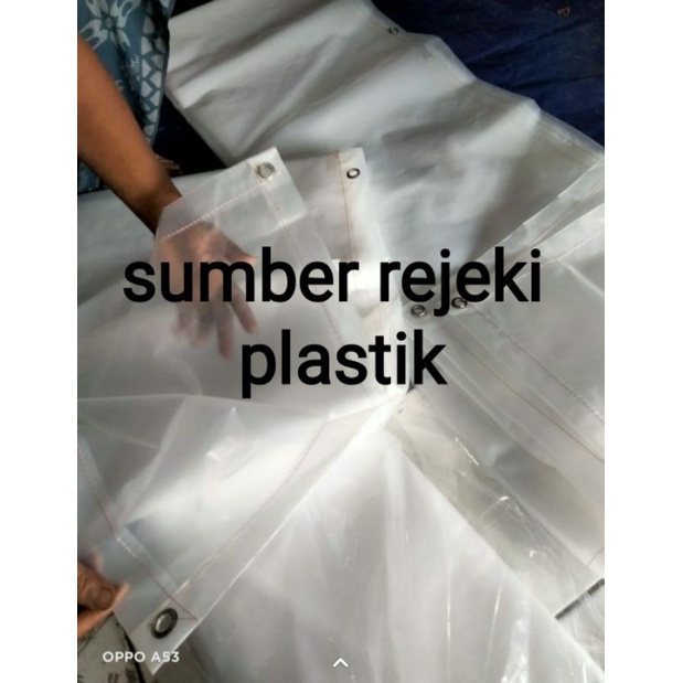 Jual terpal plastik bening Transparan ukuran 2x1 | Shopee Indonesia