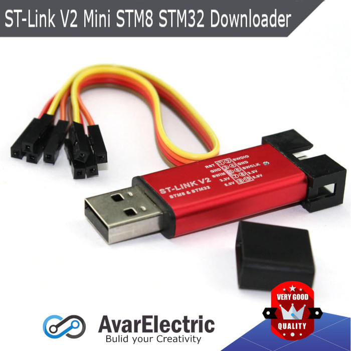 Jual STLINK ST-Link V2 Mini STM8 STM32 Downloader Programmer ST LINK ...