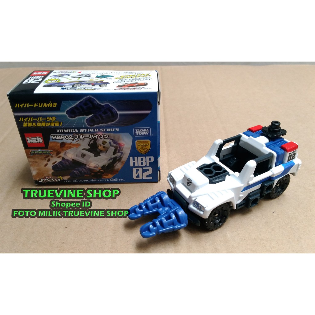 Jual TOMICA Hyper Builder Series HBP 02 (Blue Police / Blue Bison ...