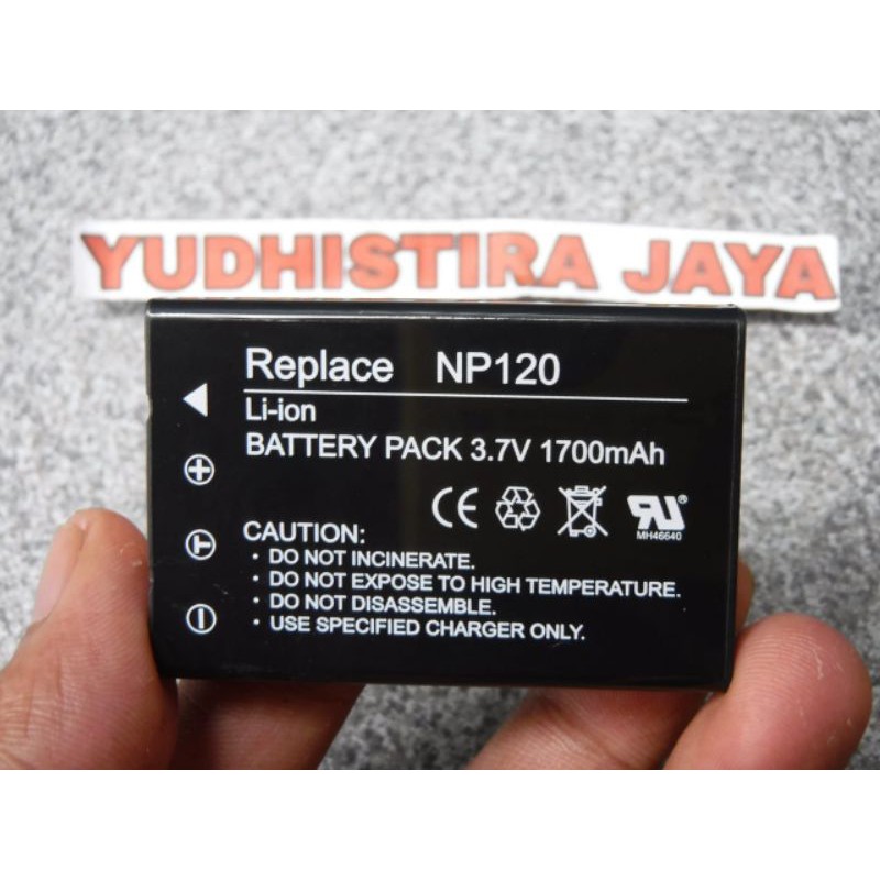 Jual Baterai Fujifilm NP-120 Original Baterai Handycam Spectra | Shopee ...