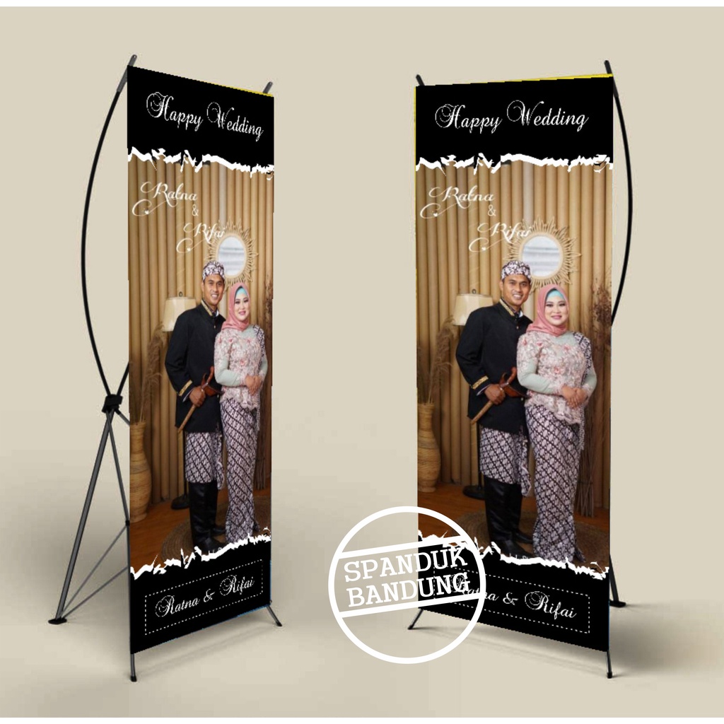 Jual BANNER WEDDING COSTUM FREE DESAIN , BANNER PERNIKAHAN ukuran 60 x ...